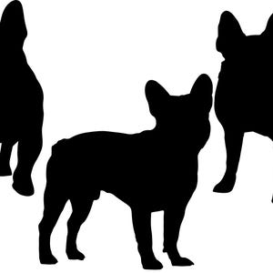 French Bulldog Silhouette: SVG, PNG, Clipart Dog Cut File (digital ...