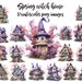 Spring Witch House, Witch House Clipart, Witch House Image, Witch House ...