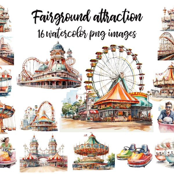 Amusement Park Svg - Etsy