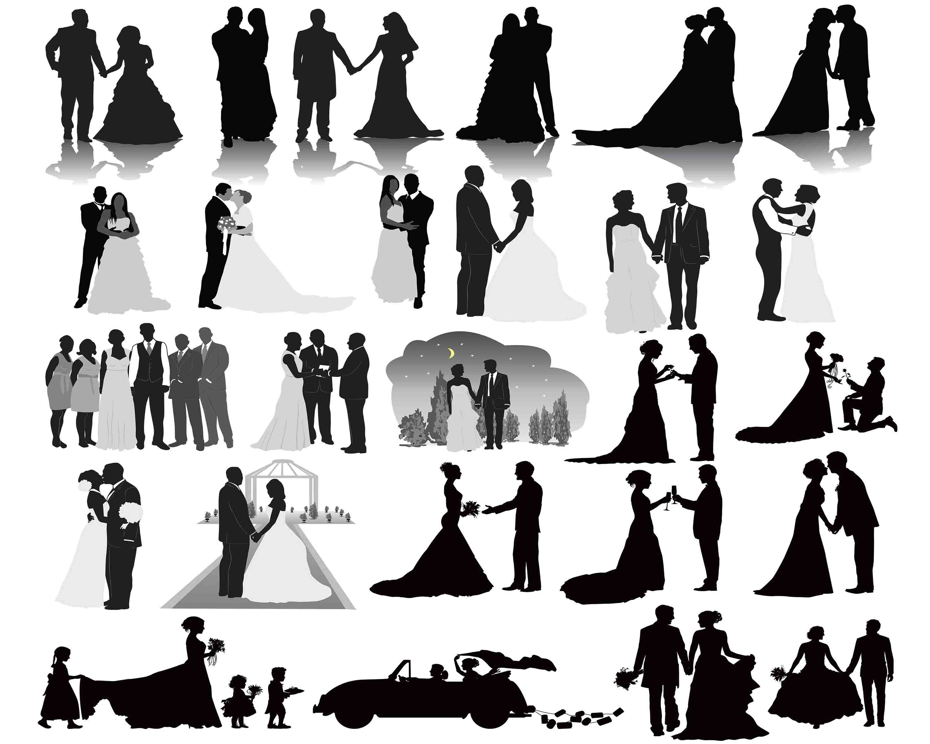 Bridal Party Clipart