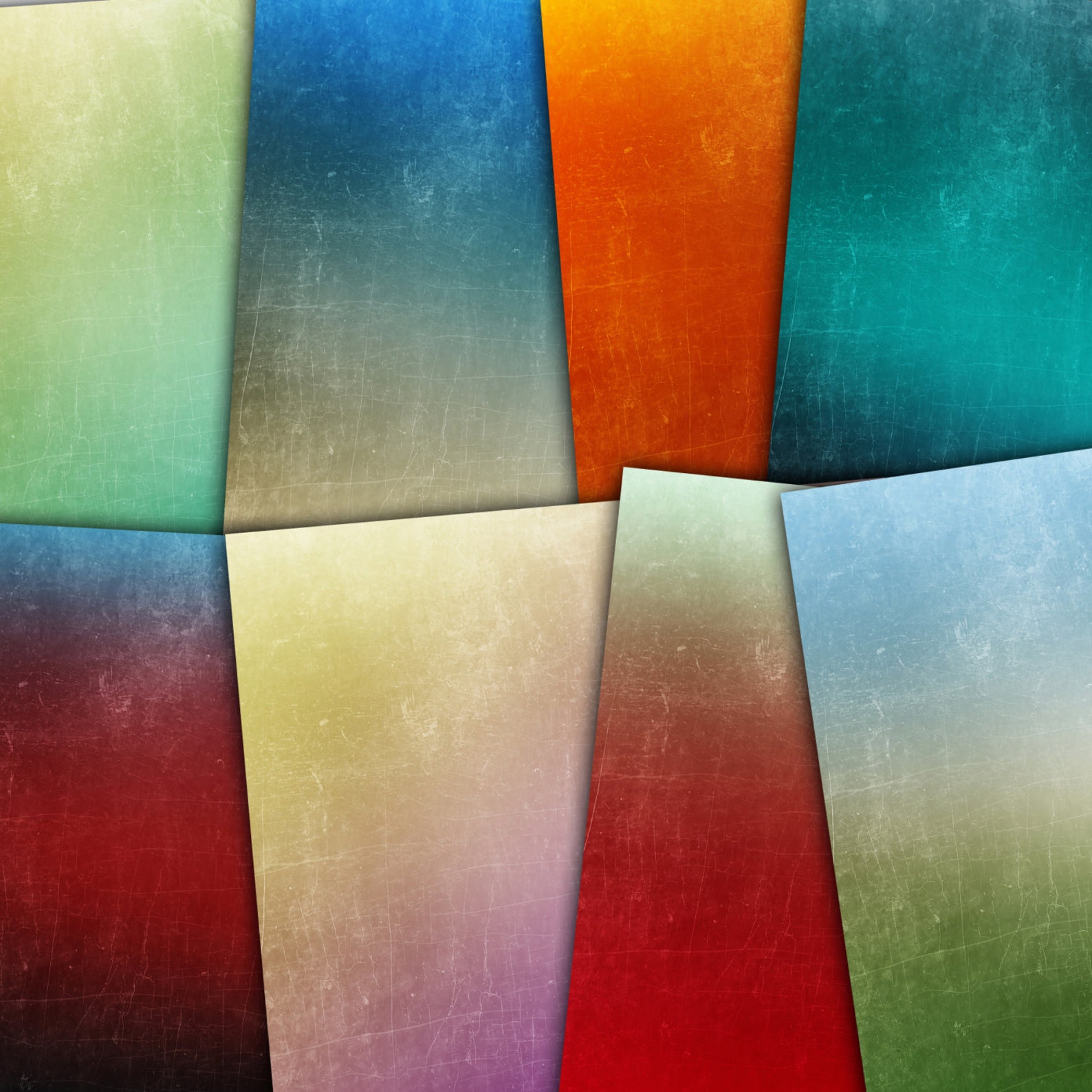 Grunge Digital Paper Distressed Paper Grunge Textures | Etsy