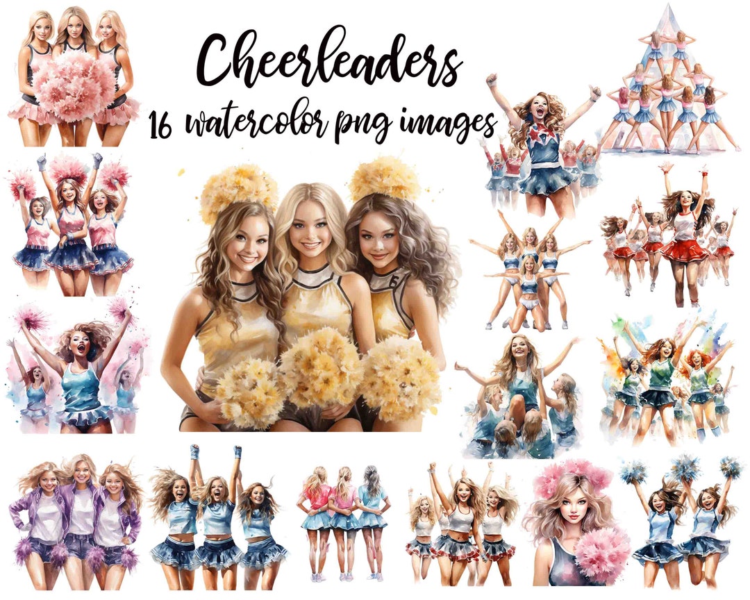 Cheerleader Clipart, Cheerleader Clip Art, Cheerleader PNG, Cheerleader ...