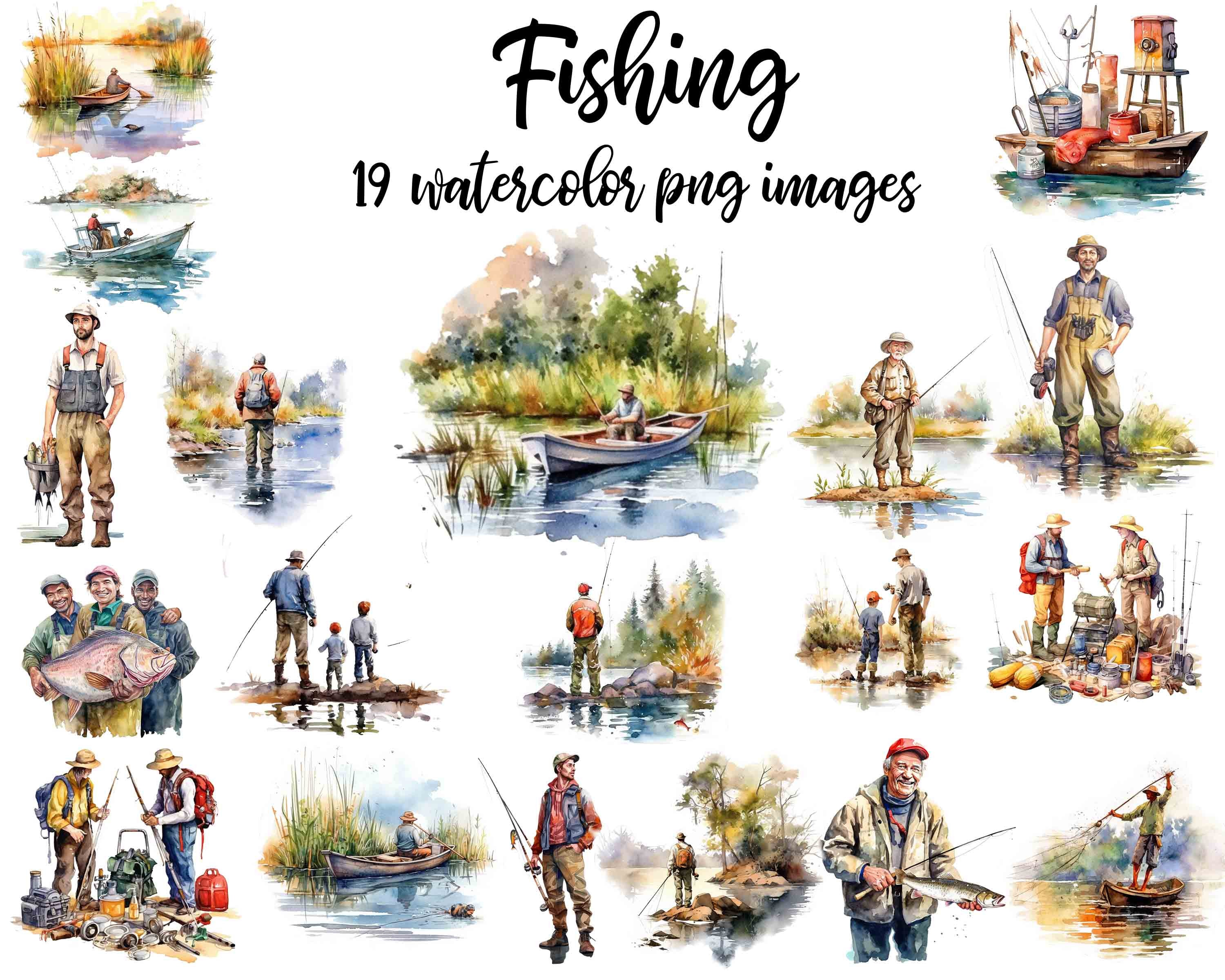 Fly Fishing Free Clipart