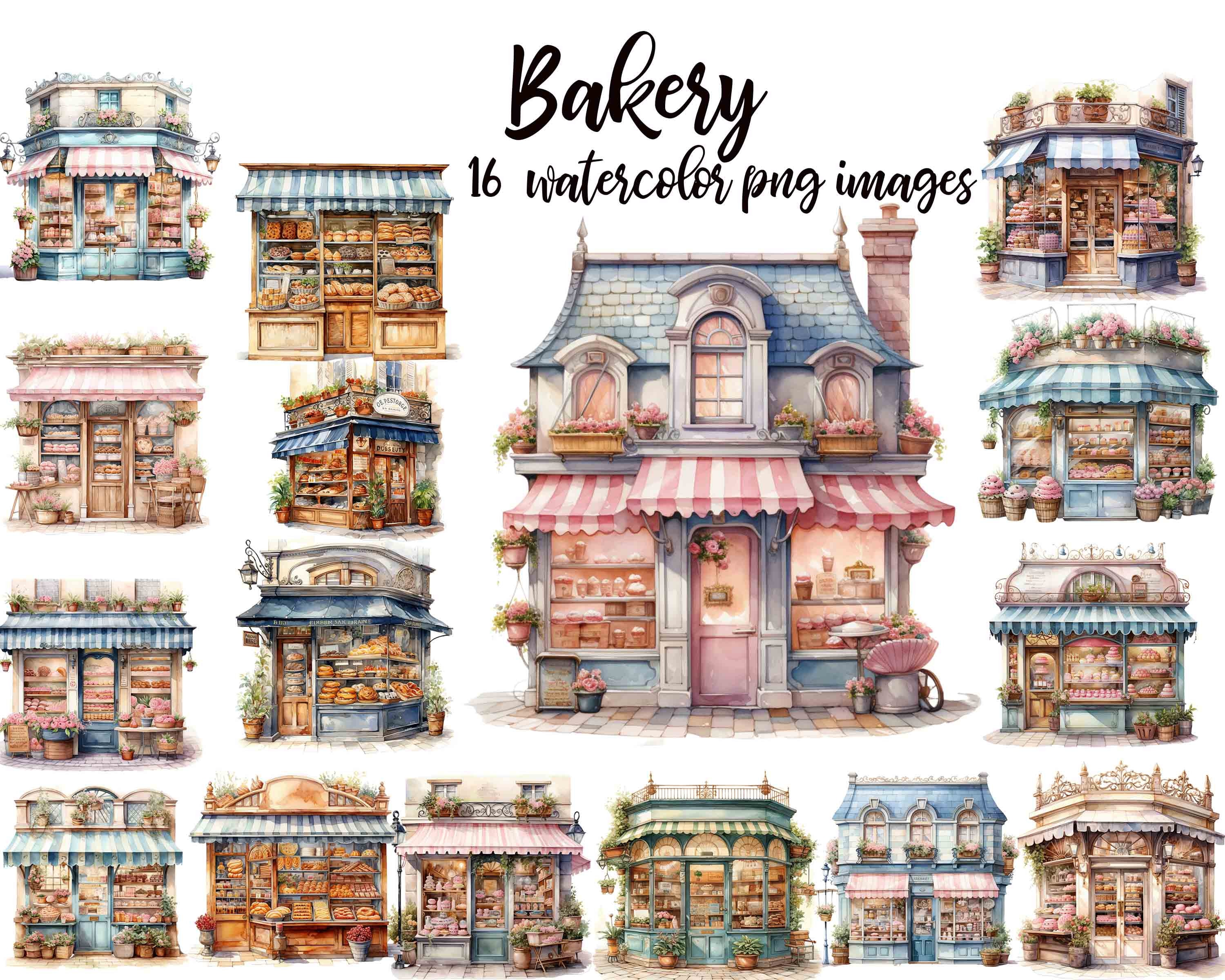 Bakery Storefront Clipart