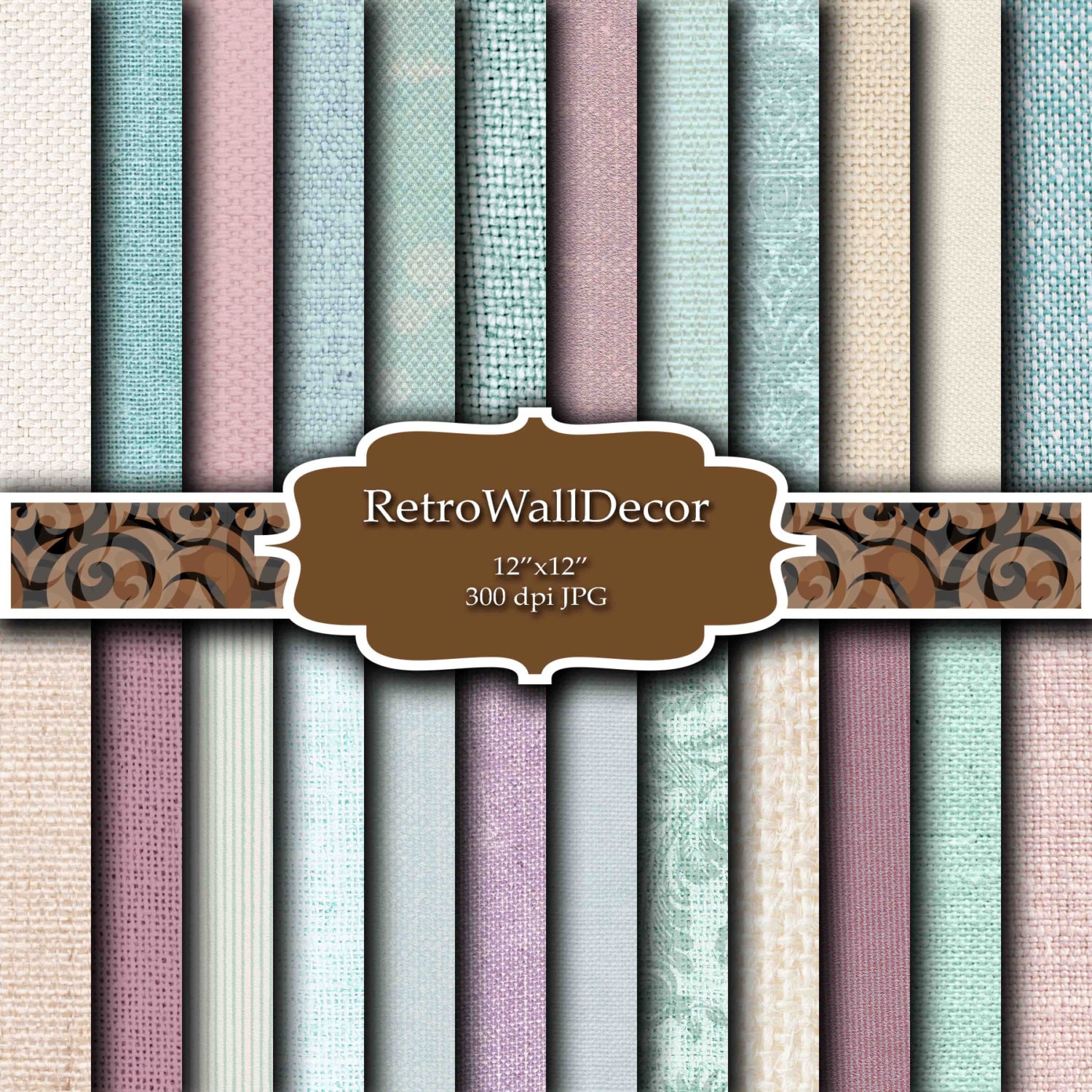 Light Burlap Background