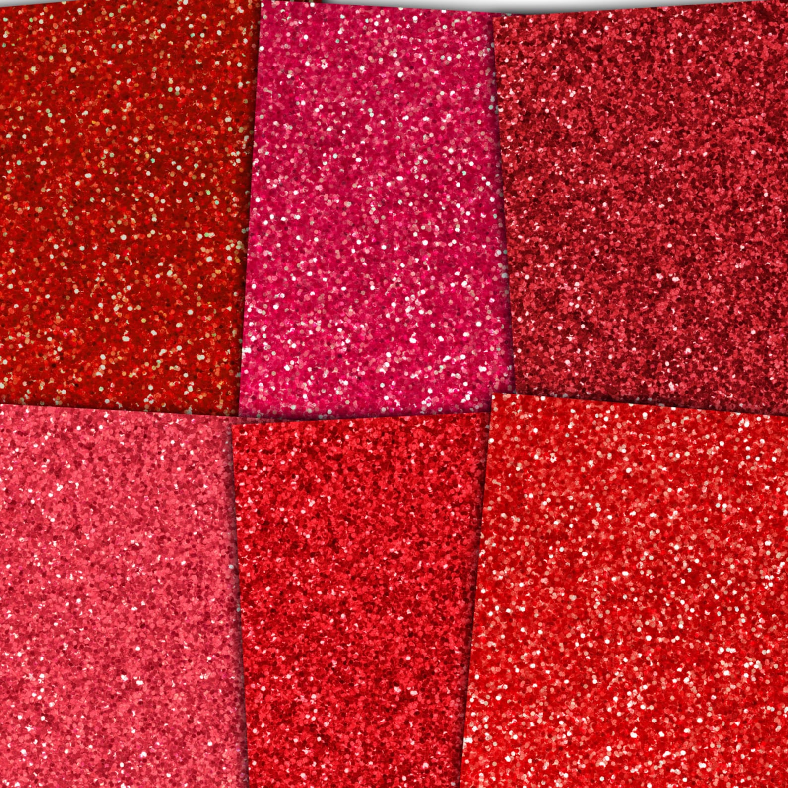 Glitter Digital Paper Red Glitter Printable Paper Digital | Etsy
