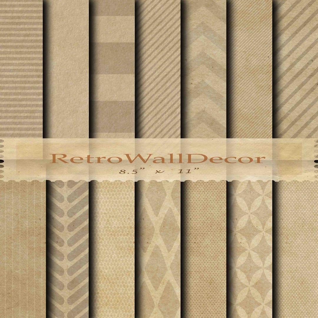 Kraft Paper Texture, Kraft Scrapbook Paper, Digital Kraft Paper ...