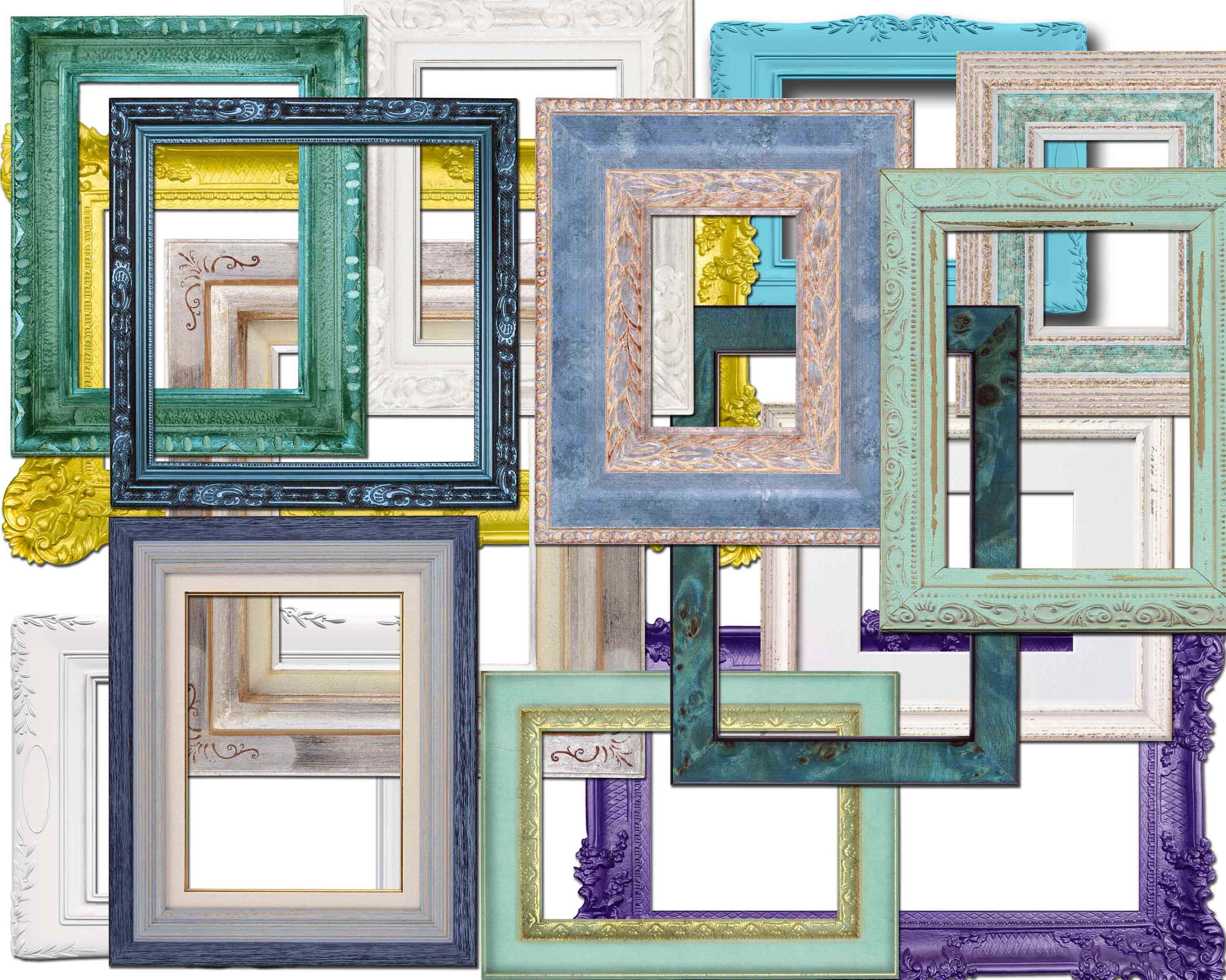 Digital Frame Vintage Frames White Vintage Frames Frames | Etsy