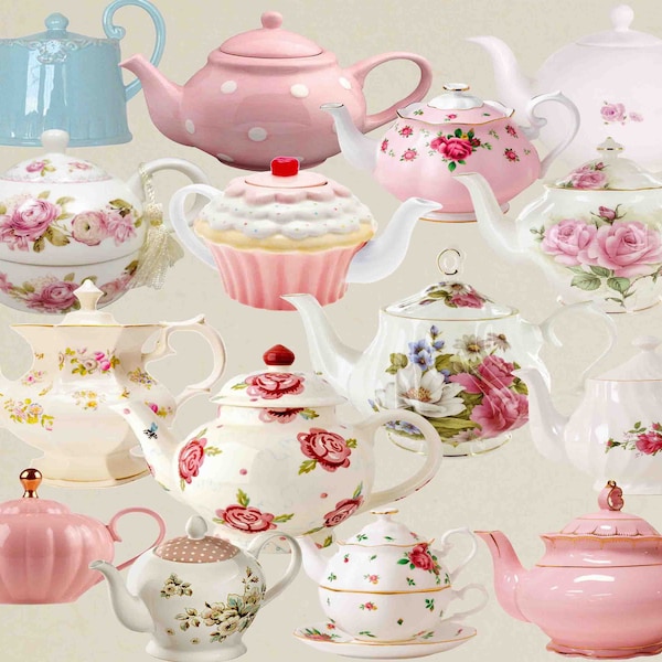 Tea Pot Clip Art - Etsy