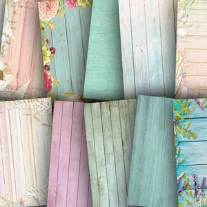 Wood Digital Paper, Wood Background, Distressed Wood Texture, Rustic ...