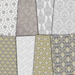 Damask Digital Paper : Grey Damask Damask Floral Scrapbook Paper Shabby ...