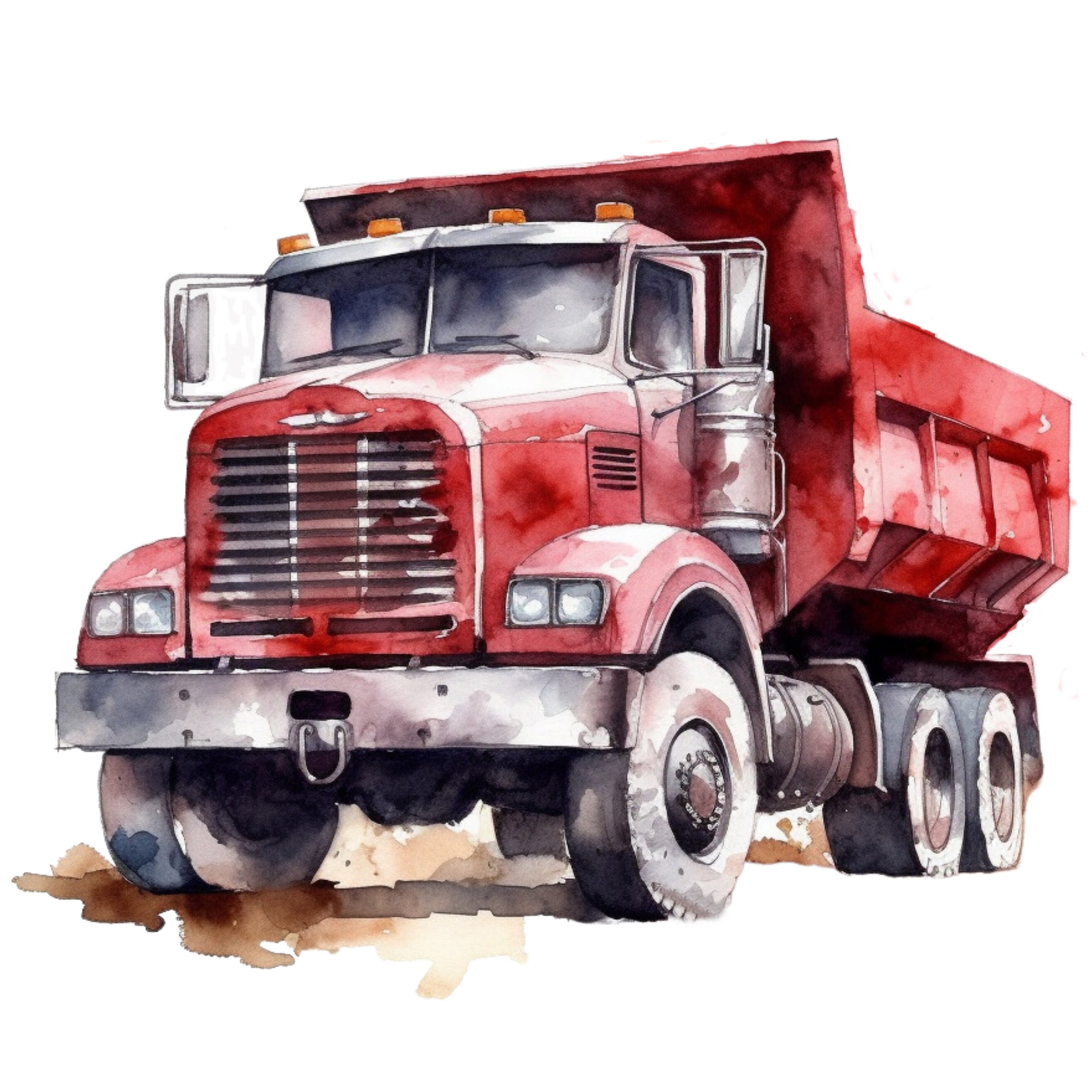 Dump Truck Drawing