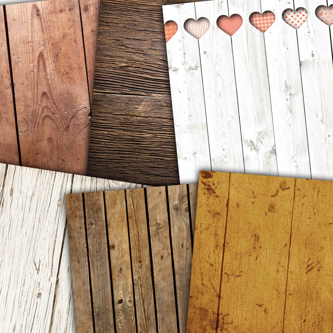 Wood Digital Paper Wood Background Distressed Wood Texture - Etsy
