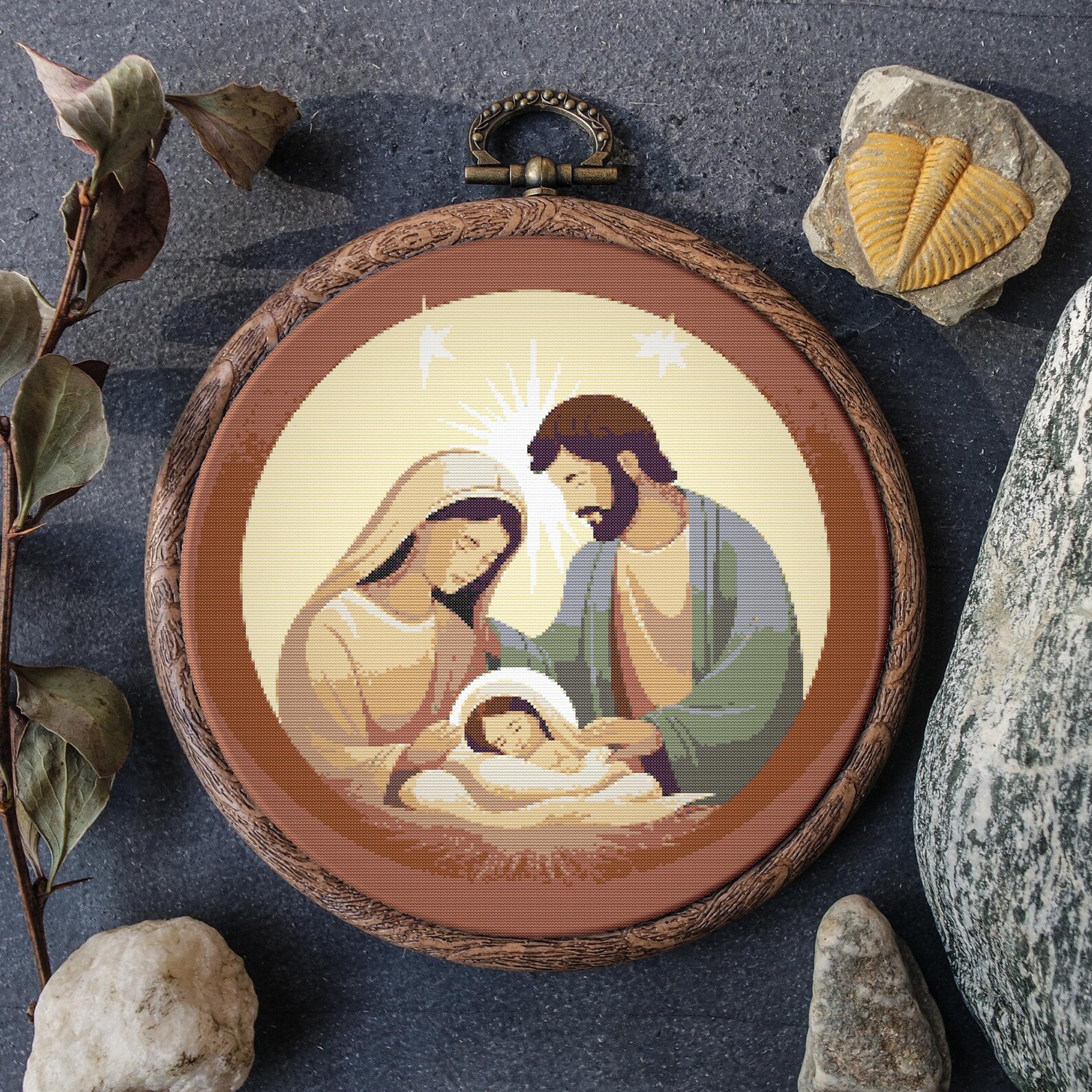Baby Jesus Cross Stitch Pattern: Nativity Embroidery (PDF Pattern) - Etsy