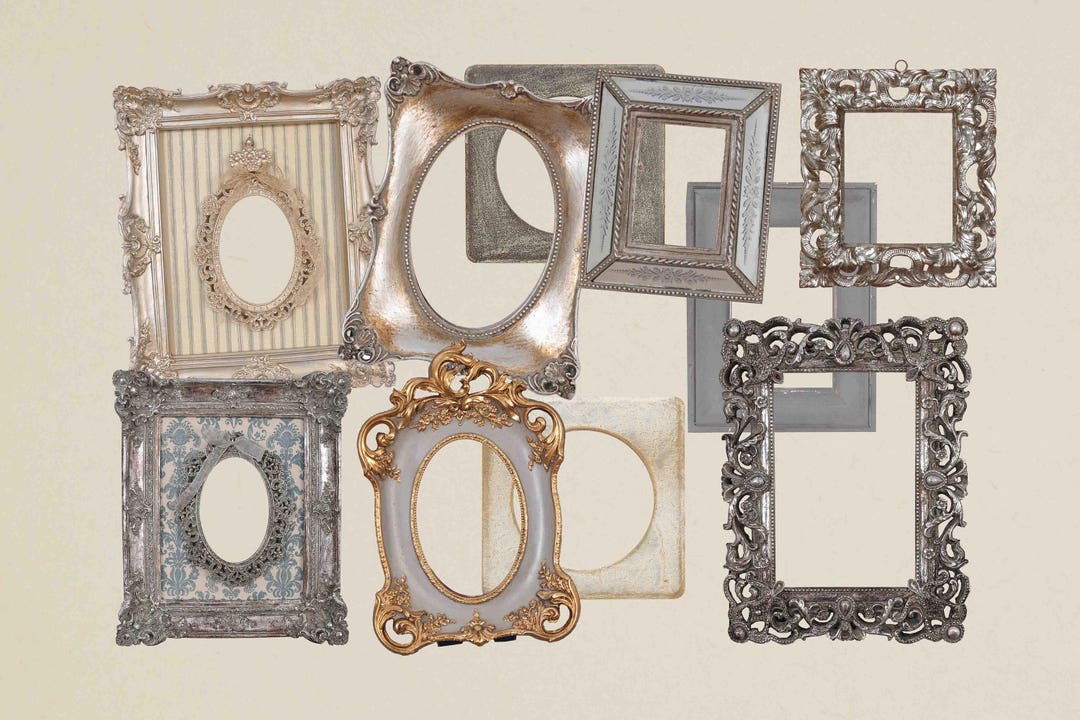 Digital Frame, Vintage Photo Frame, Frame Clip Art, Vintage Frames, Old ...