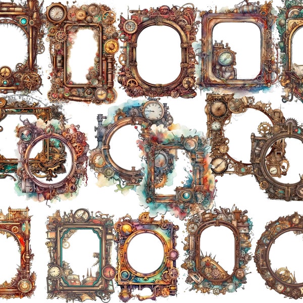 Steampunk 8x10 Frame - Etsy