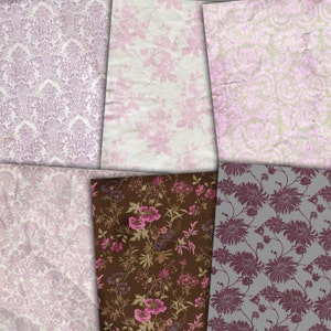 Damask Digital Paper: " Pink Paper " Damask Floral Scrapbook Paper ...