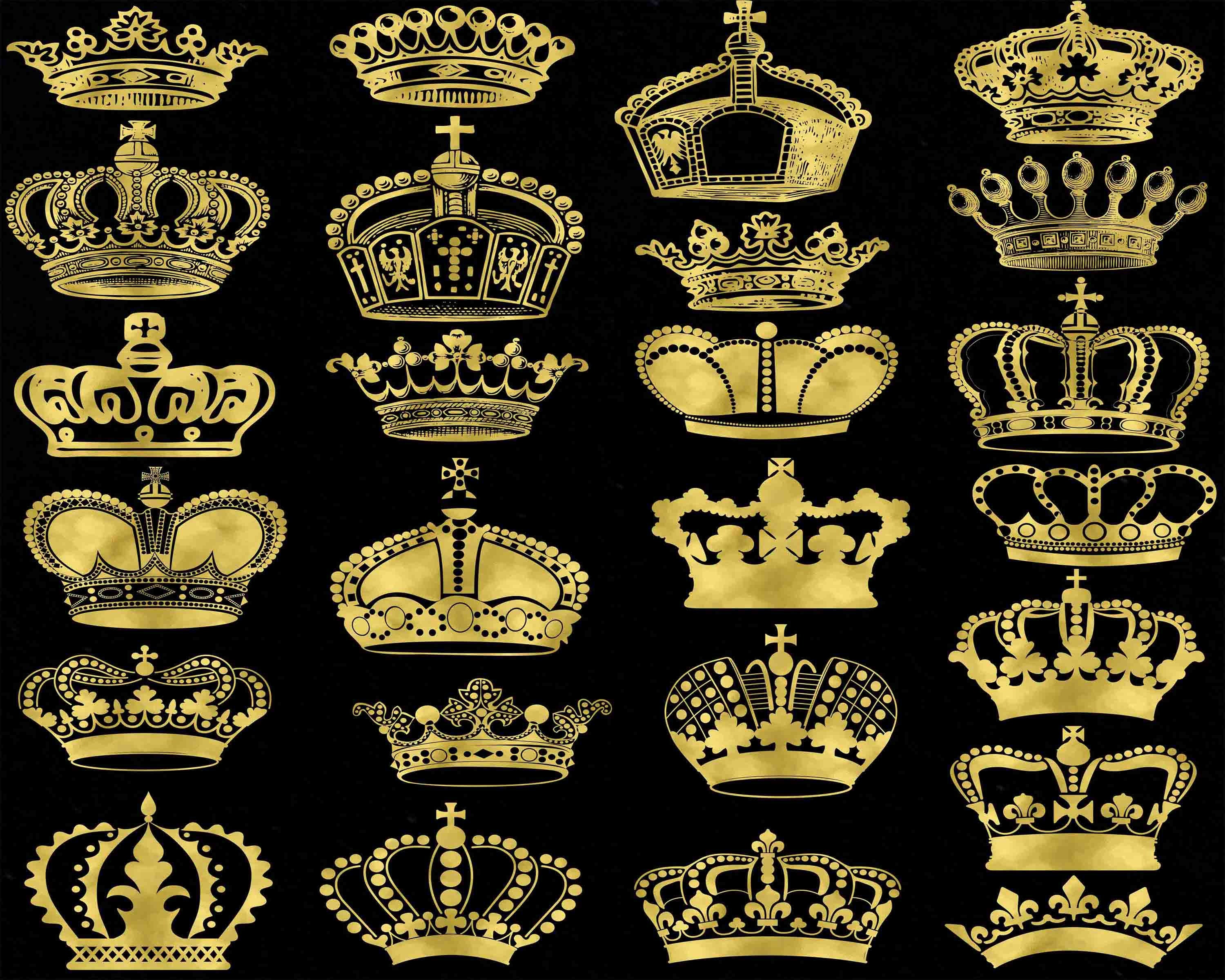 Gold Royal Crown Clip Art