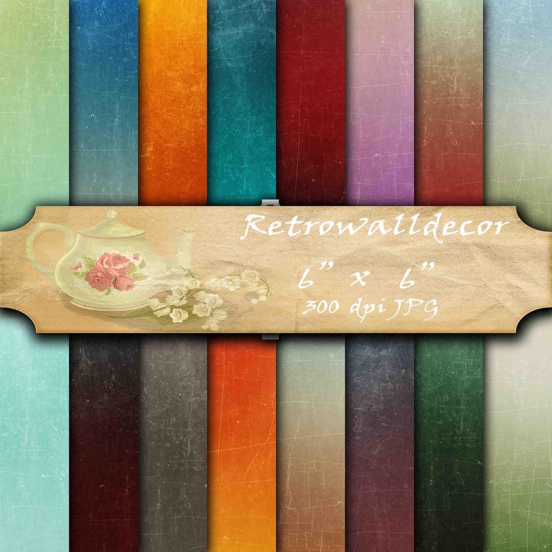 Grunge Digital Paper, Distressed Paper, Grunge Textures, Grunge ...