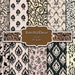 Black & White Floral Damask Digital Paper Pack (12x12 JPEG) - Etsy