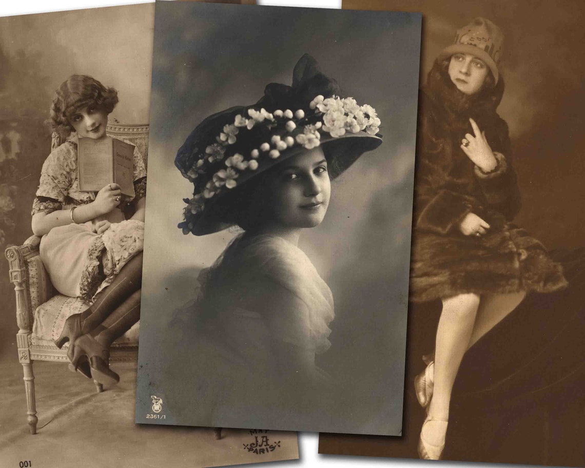 Vintage Photo Cards Victorian Cards Photo Cards Vintage | Etsy