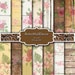 Floral Digital Paper, Flower Digital Paper, Floral Background, Rose ...