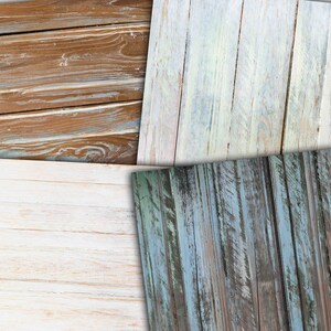 Wood Digital Paper, Wood Background, Distressed Wood Texture, Rustic ...