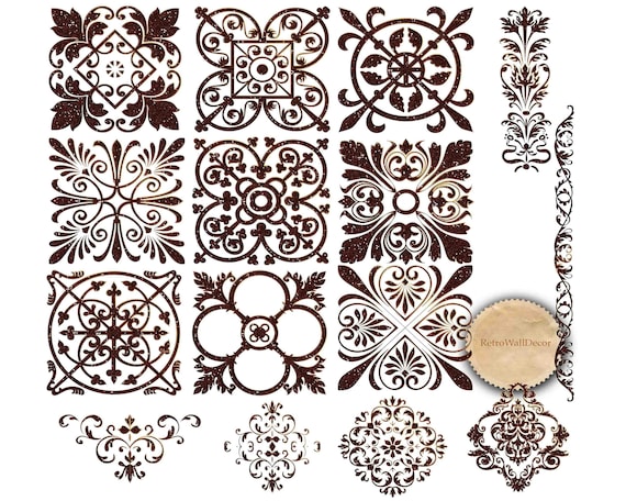 Imágenes Prediseñadas De Florituras Vintage