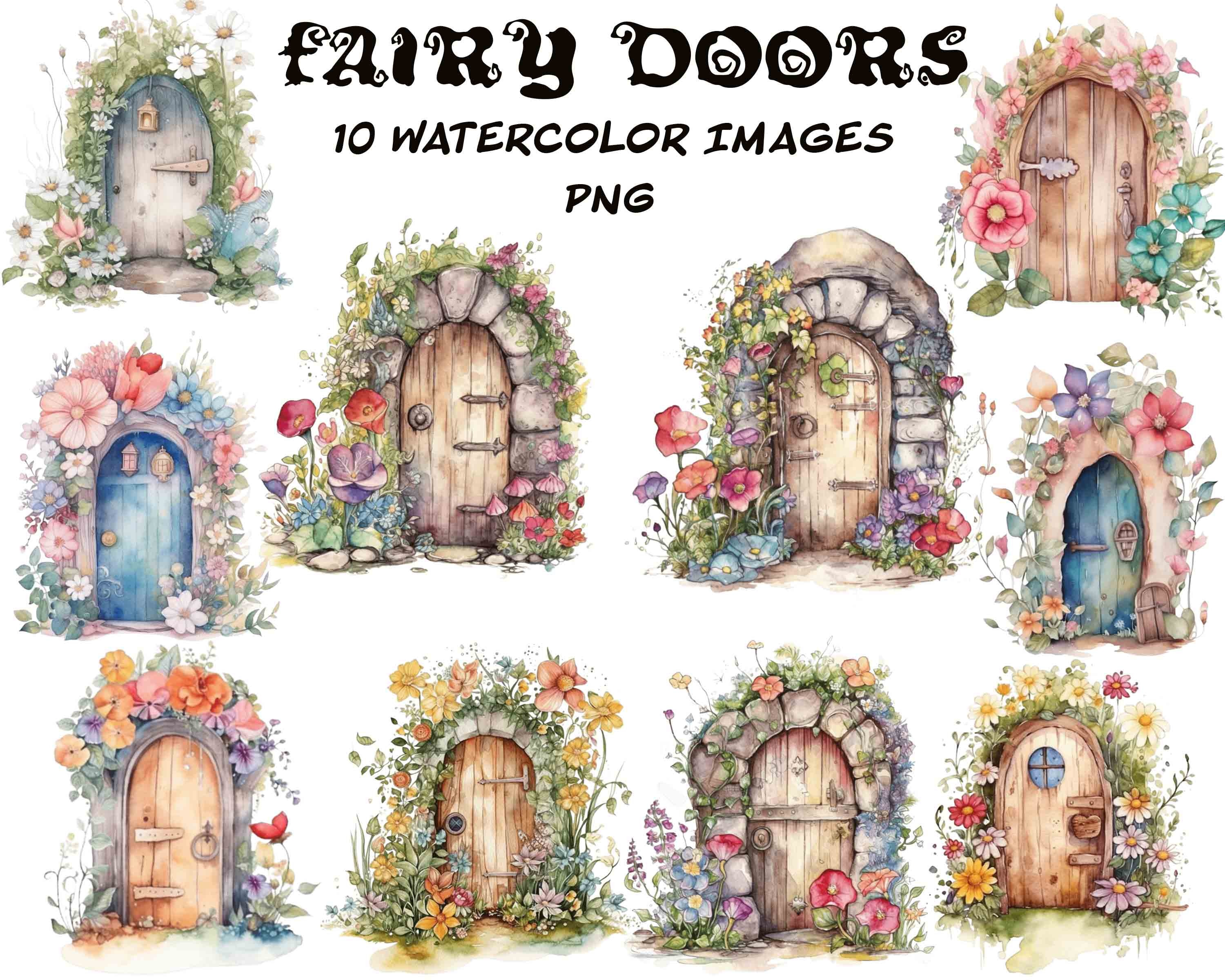 Imágenes prediseñadas de puertas de hadas imágenes - Etsy México