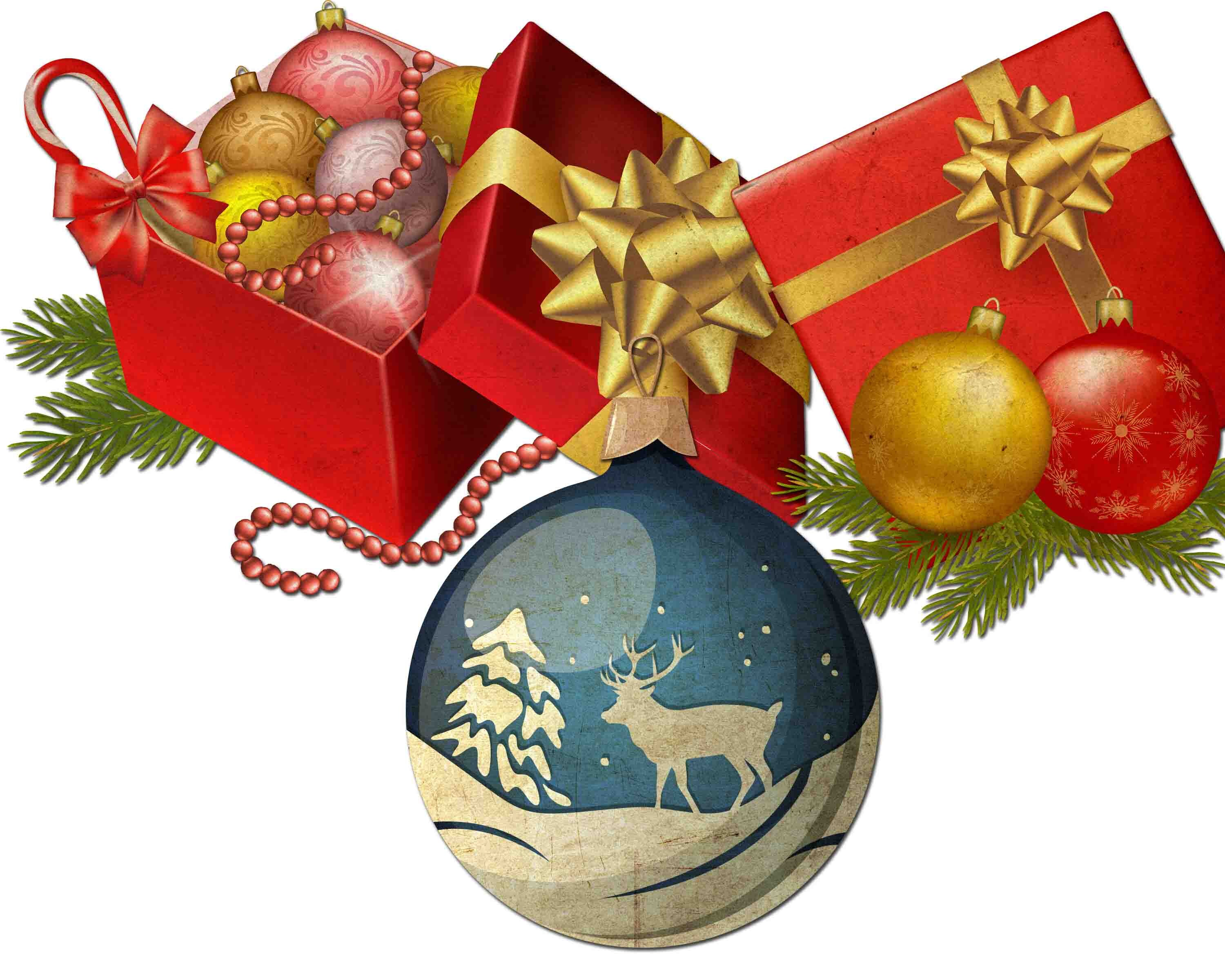 Christmas Clip Art Christmas Gift Christmas Clipart - Etsy