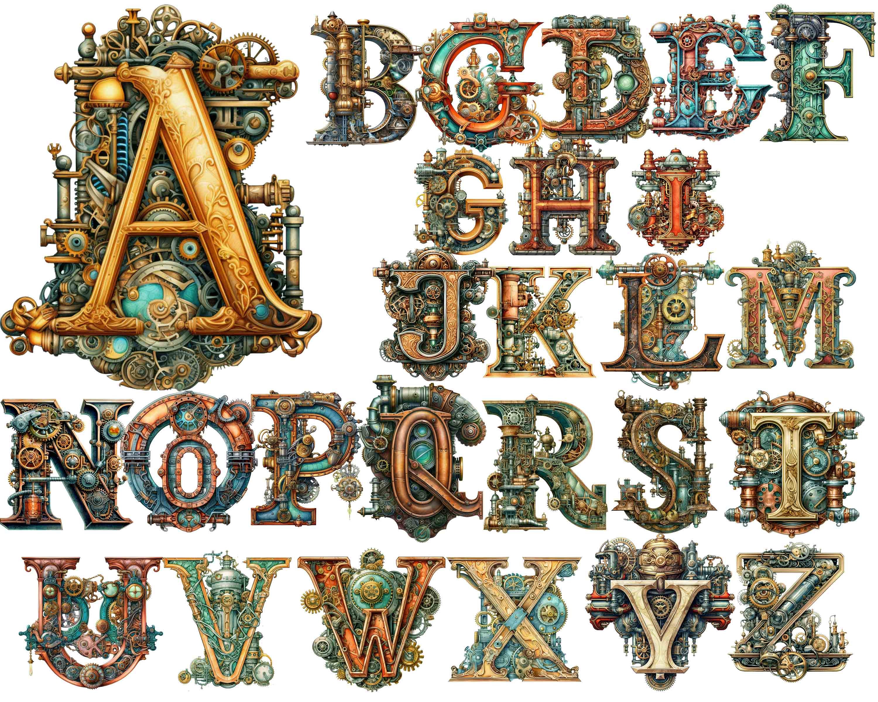 Steampunk Letters