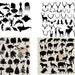 Nature Bundle, Animal Silhouette, Animal Clip Art, Plants Silhouette ...
