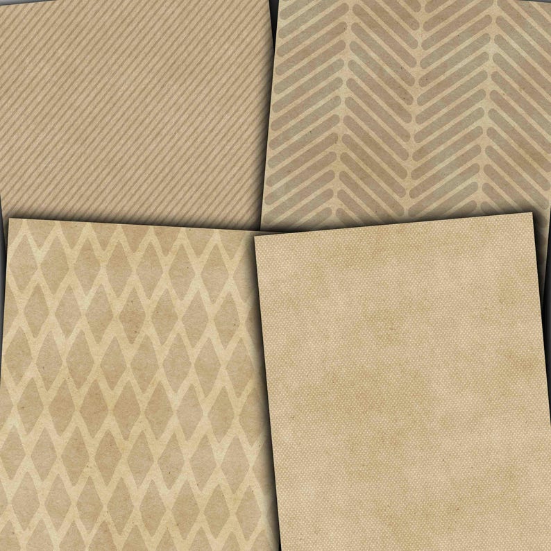Kraft Paper Texture Kraft Scrapbook Paper Digital Kraft - Etsy