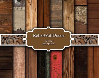 Distressed Wood Digital Textures Rustic Digital Paper Old - Etsy