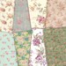 Floral Digital Paper, Flower Digital Paper, Floral Background, Rose ...