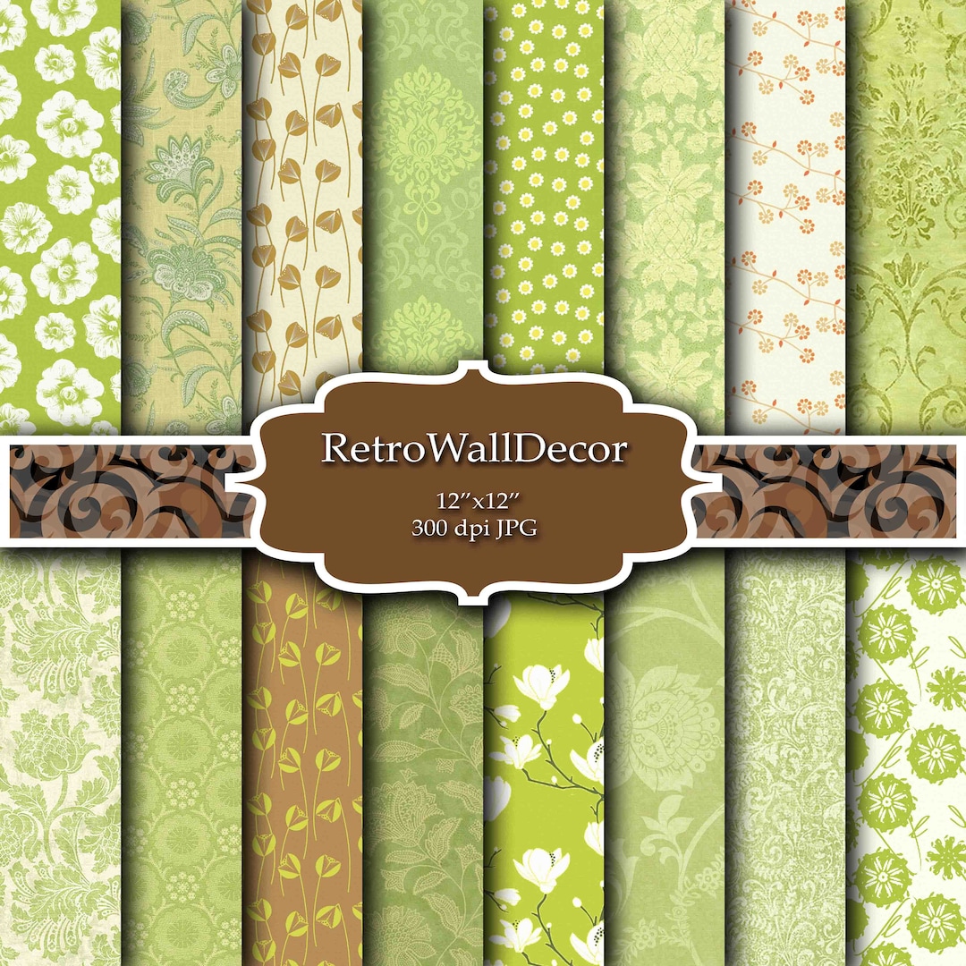 Green Digital Paper, Mint Green Paper, Green Background, Pastel Green ...