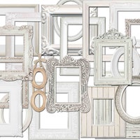 Shabby Chic Pink Frames Clipart: Victorian Rustic Borders (digital ...