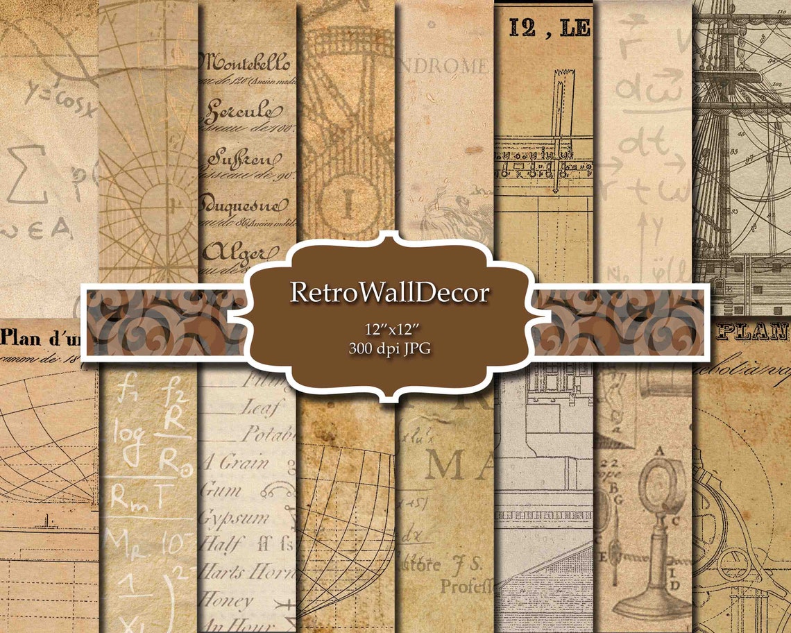 Old Digital Paper Antique Paper Vintage Paper Vintage - Etsy