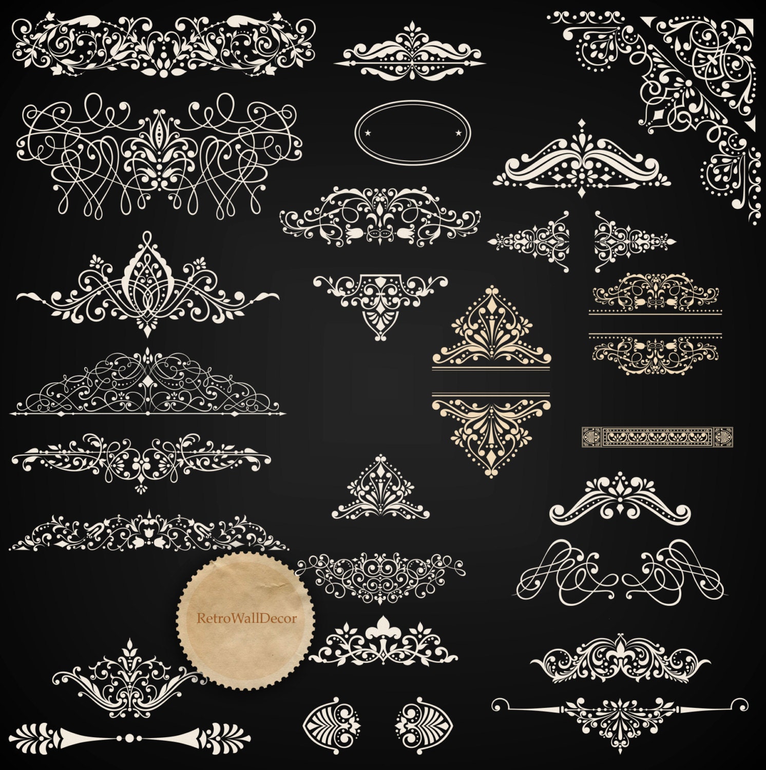 Free Chalkboard Flourishes