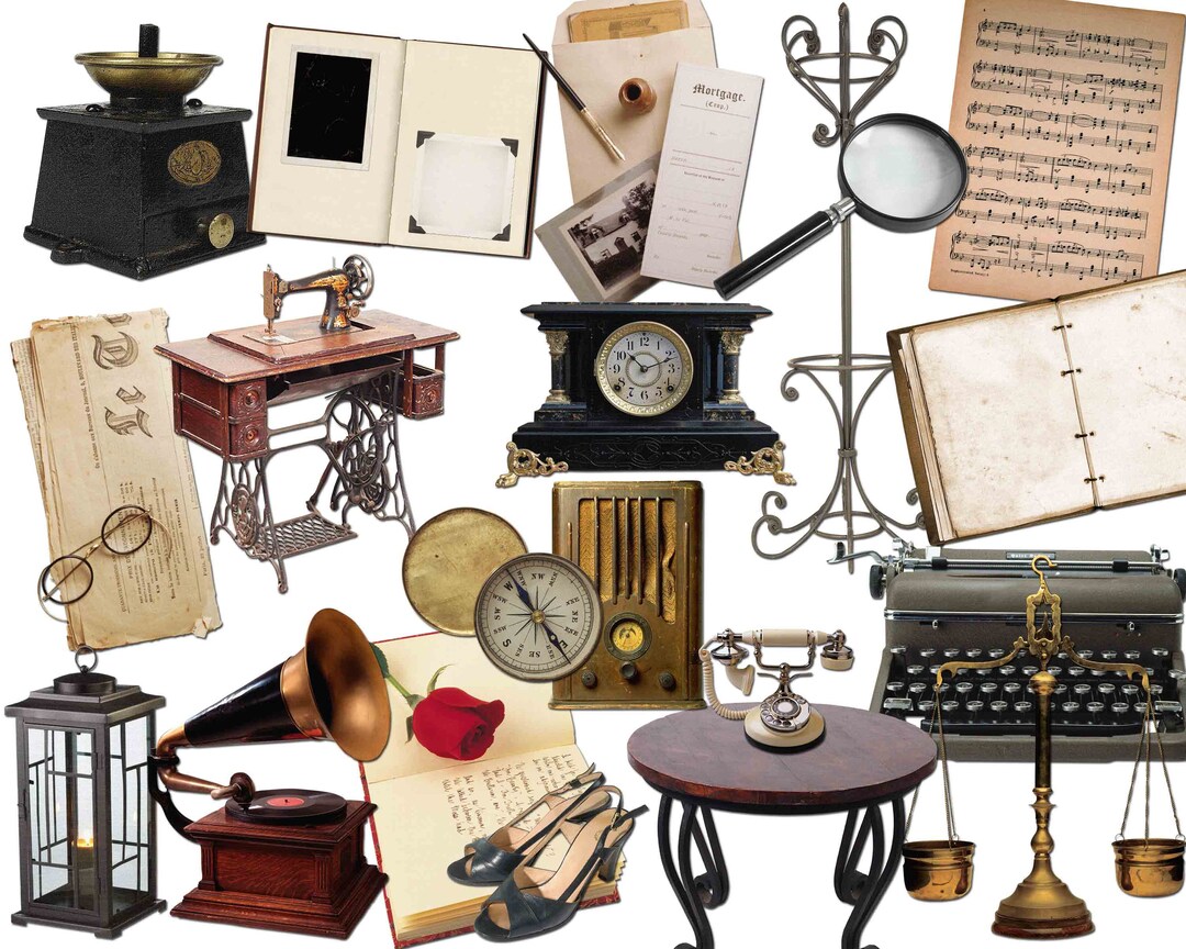Vintage Clipart, Furniture Clip Art, Vintage Funiture, Antique Items ...