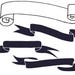 Hand Drawn Ribbon Banner Clipart, Digital Banners (SVG DXF PNG Eps) - Etsy