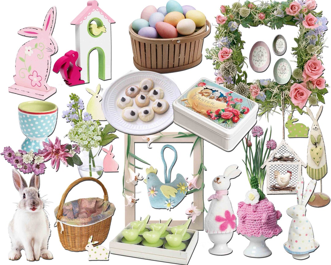 Easter Clip Art, Easter Clipart, Easter Bunny, Easter Chicks Clipart ...