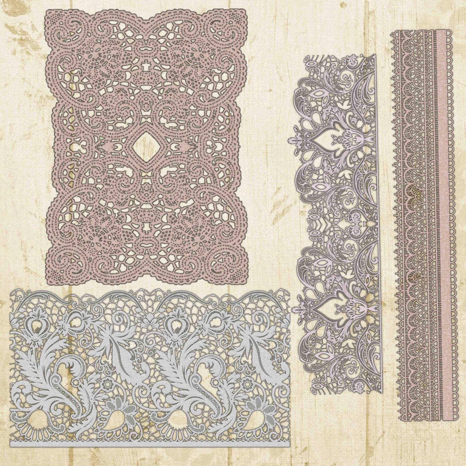 Lace Clipart Digital Lace Lace Texture Shabby Chic Lace - Etsy
