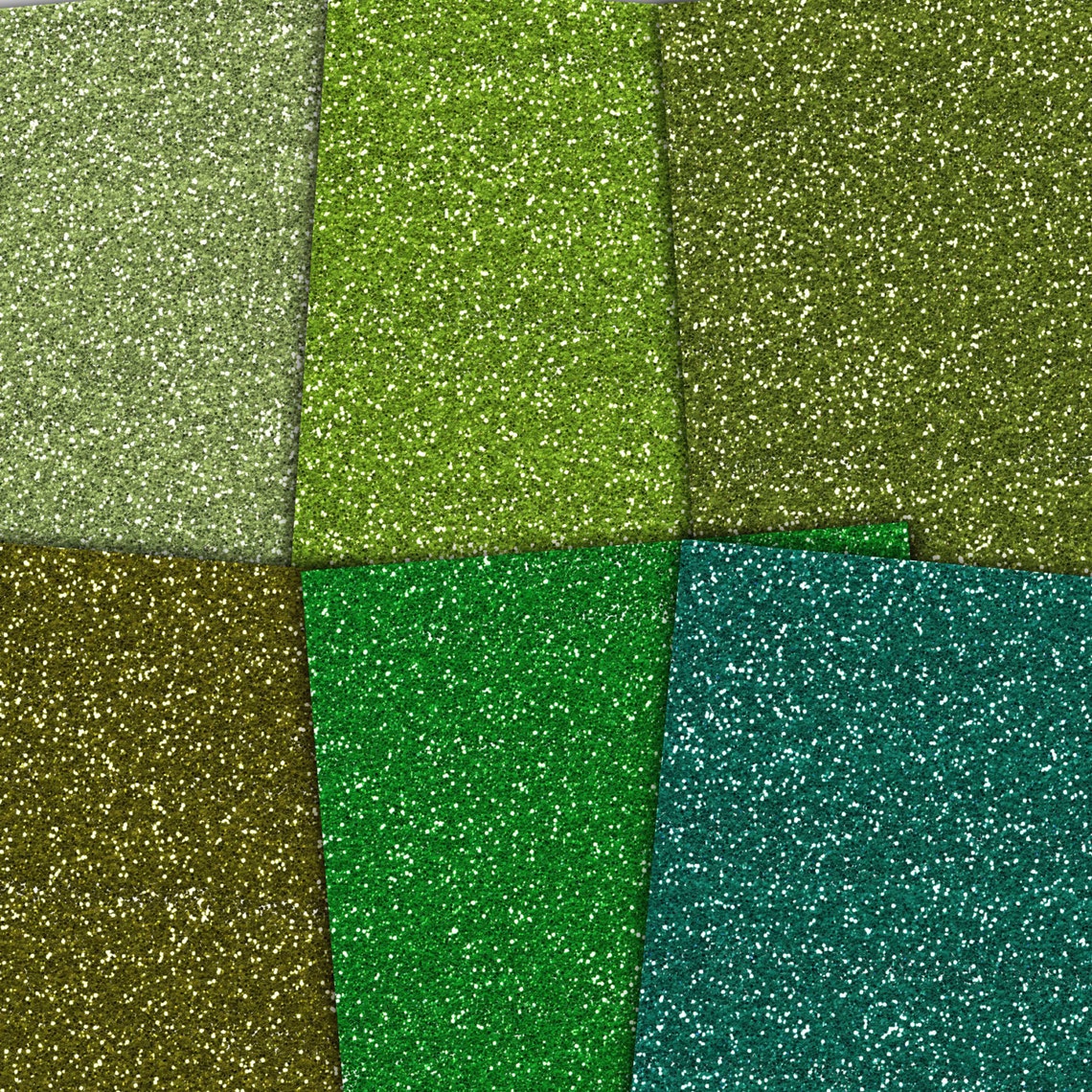 Glitter Digital Paper Green Glitter Printable Paper Digital - Etsy