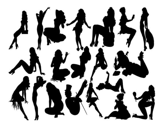Pin up girl SVG Retro girl svg Pin up girl silhouette retro | Etsy Pin up girl SVG Retro girl svg Pin up girl silhouette retro | Etsy