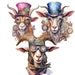Unique Steampunk Goat Clipart Ideal for DIY Projects Perfect - Etsy