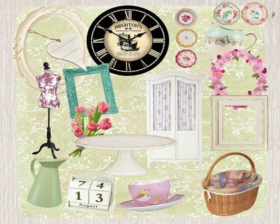 Retro Style Clipart Retro Illustration Clip Art Retro | Etsy