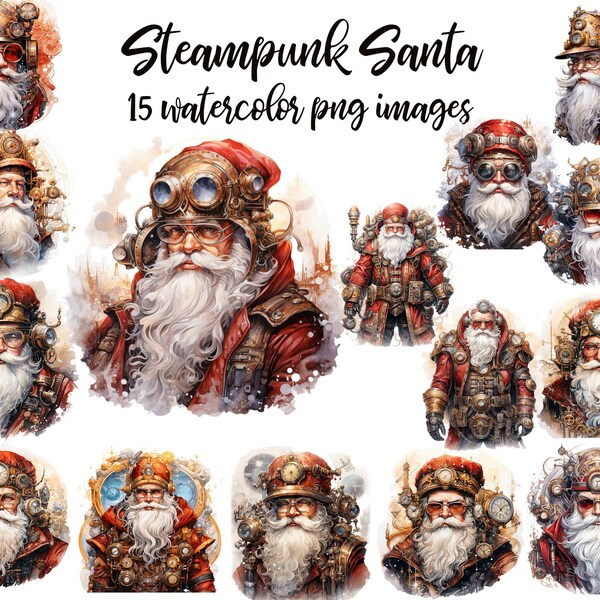 Steampunk Santa Claus - Etsy