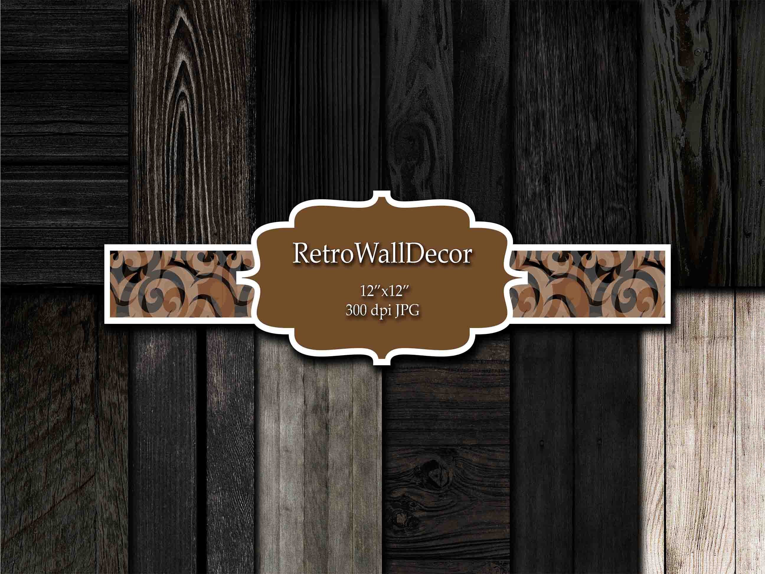 Wood Digital Paper Wood background Distressed wood texture | Etsy