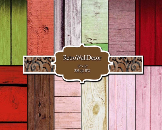 Wood Digital Paper Wood Background Distressed Wood Texture - Etsy